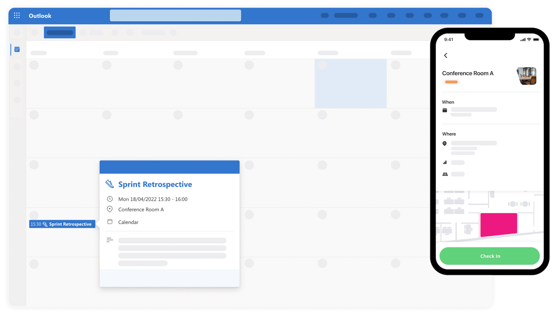 Conference Room Booking for Microsoft Outlook | Kadence
