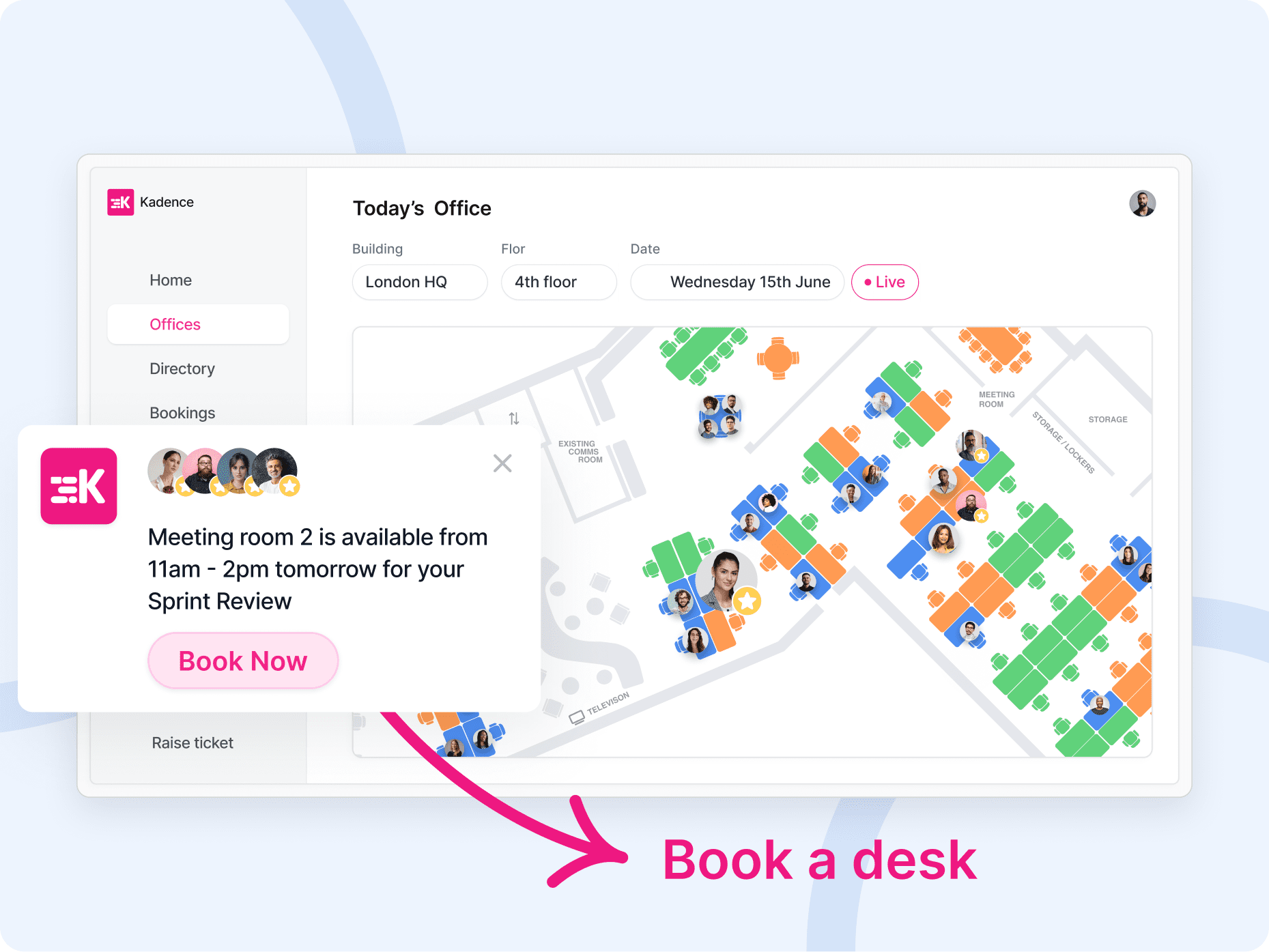 Interactive Office Floorplans Boost Workplace Coordination - Kadence
